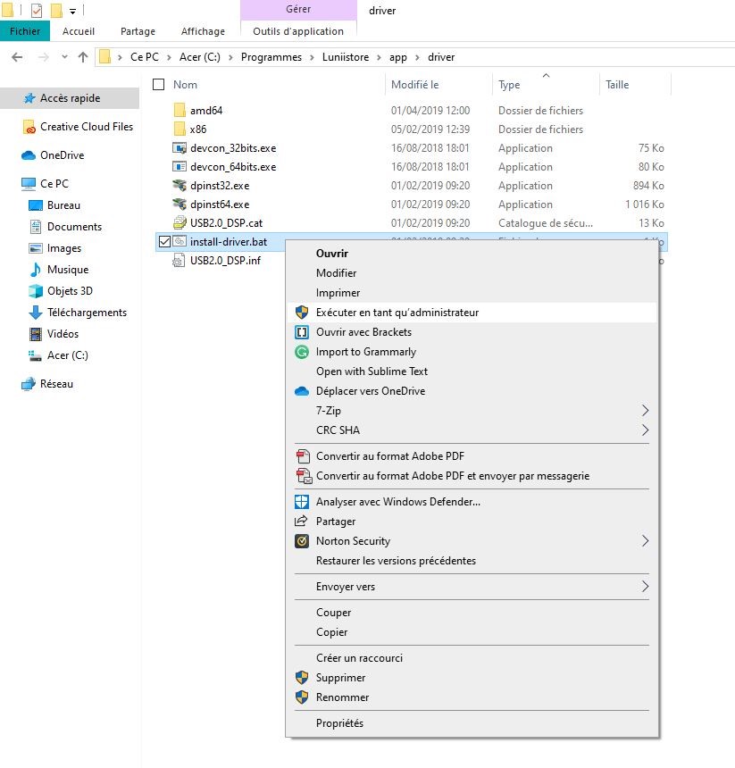 Comment réinstaller le pilote informatique utilisé par l'application ...