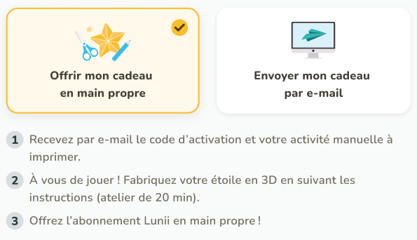 Comment offrir un abonnement à un proche ? – Lunii